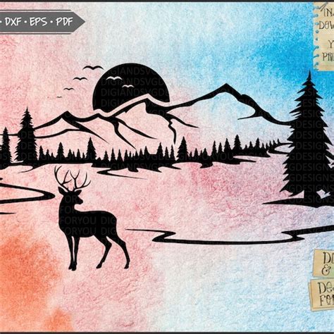 Forest Camper Svg Png Eps Dxf Mountain Svg Camping Etsy
