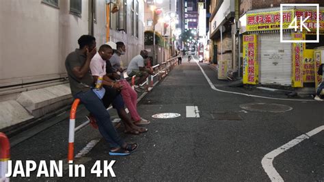 Most Dangerous Area In Japan Tokyo Kabukicho Walk Japan 2021 4K