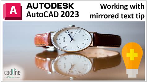 autocad tip mirroring text consider using dynamic blocks cadline community