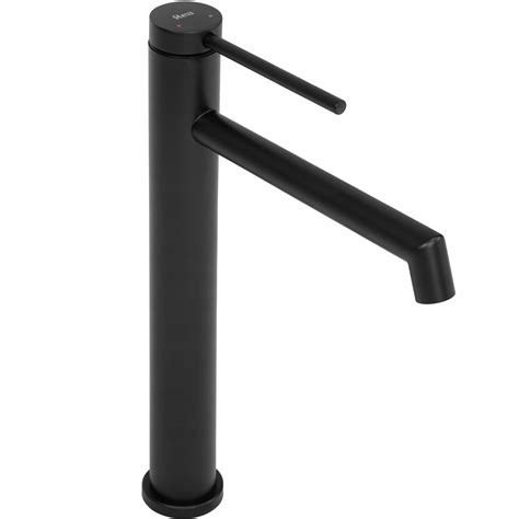 Bateria Umywalkowa FOSS Wysoka Black Mat Czarna Matowa REA REA B5320