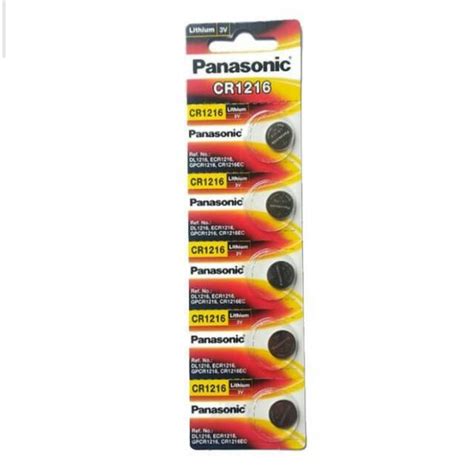 Jual Baterai Kancing Panasonic CR 1216 3v Shopee Indonesia