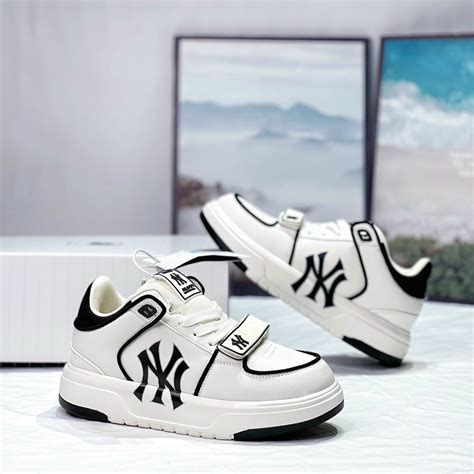 Giày Thể Thao MLB Chunky Quai Dán Mid Giày Sneaker MLb Mid Full Size