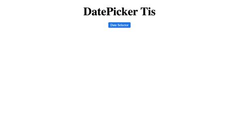 Github Tiss Co React Date Picker Tis