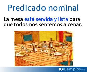 Ejemplos De Predicado Nominal Ejemplos
