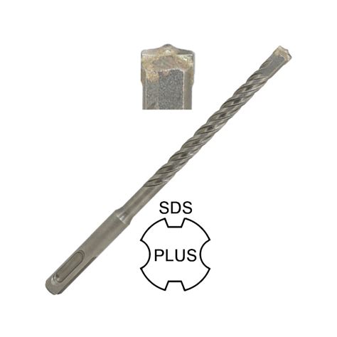 Carbide Centric Single Tip Masonry Drill Bit Flutes Sds Plus Hammer