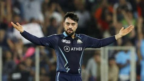 IPL 2023 GT Vs KKR Gujarat Titans Rashid Khan Takes First Hat Trick