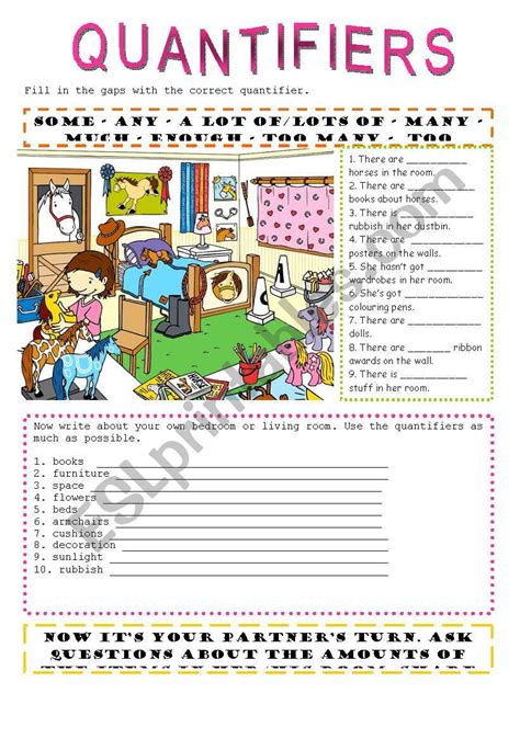Quantifiers ESL Worksheet By Bburcu
