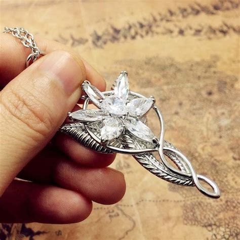 Arwen Evenstar Necklace Elvish Queen Necklace Arwen Necklace Etsy