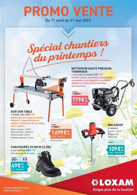 14 semaine week 05 4 2022 31 5 2022 PROMO VENTE Spécial chantiers