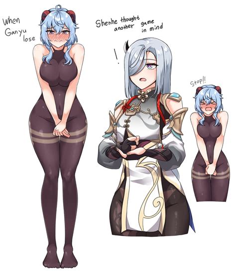Ganyu And Shenhe Genshin Impact Drawn By Dulldull Danbooru
