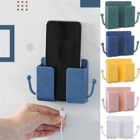 Suporte Multiuso De Parede Adesivo Para Celular Controle Plástico Para