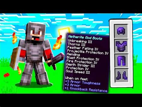 Making God Armour In Survival YouTube