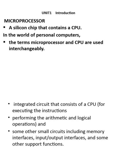 unit i 8085 microprocessor pdf central processing unit embedded system
