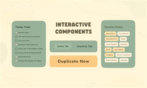 Interactive Components Figma