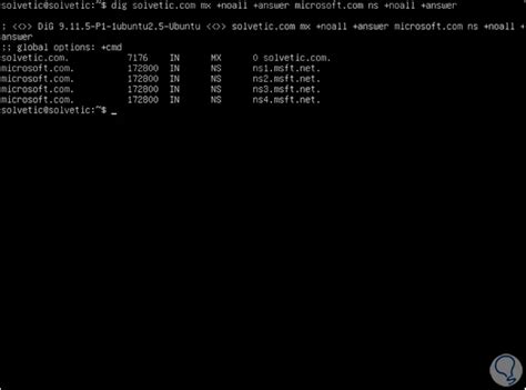 Dig Linux Command Options Dns Et Exemples