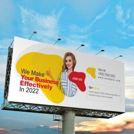 Freepiker Creative Clean Billboard Sinage
