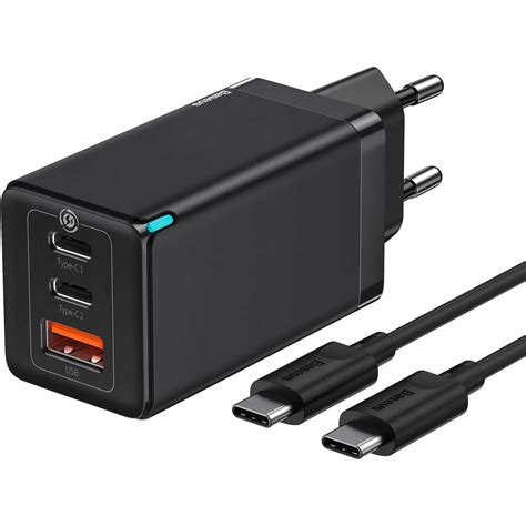 Baseus Szybka Adowarka Sieciowa Usb X Usb C Mocny Zasilacz W Pd Qc