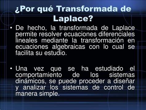 Ppt Aplicaciones Reales De La Transformada De Laplace Powerpoint