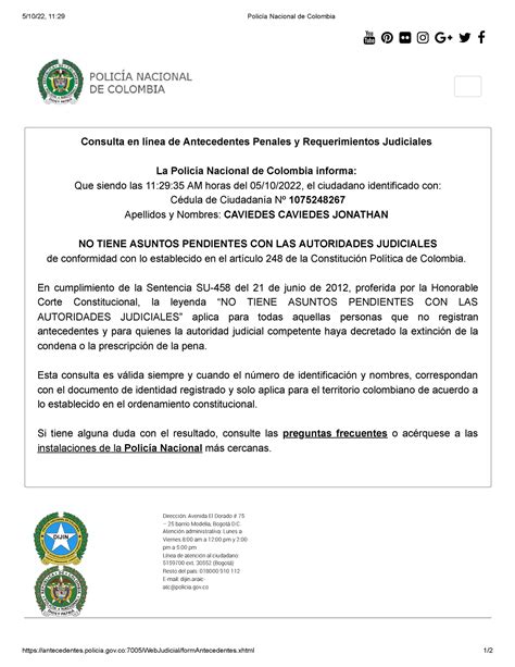 Policía Nacional de Colombia jhonatan caviedes 2 5 10 22 11 29