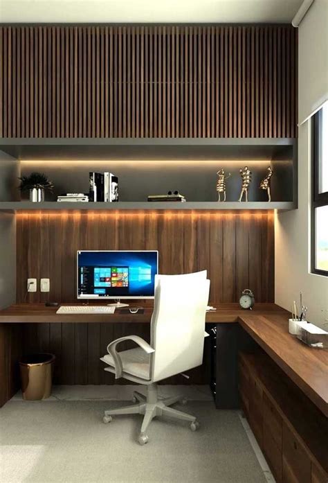 Escritório Planejado Dicas para Montar o seu e 50 Fotos de Decoração