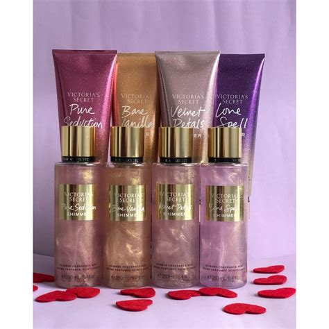 Kit Shimmer Victoria S Secret Kit Creme Hidratante 236ml Body Splash