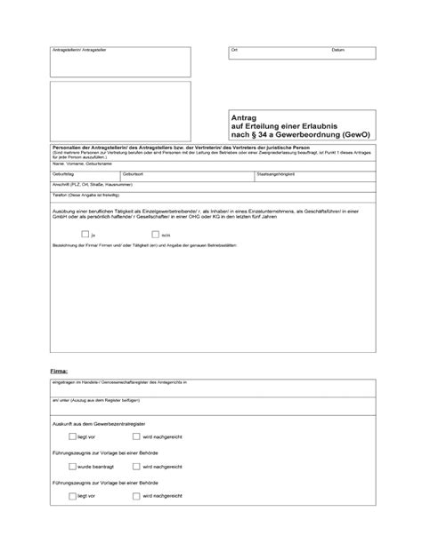 Ausf Llbar Online Guestrow Antragstellerin Antragsteller Ort Datum