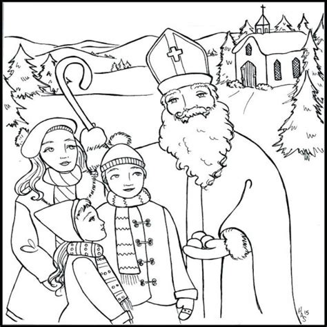 Kleurplaten Online Kleurplaat Sinterklaas Peuters