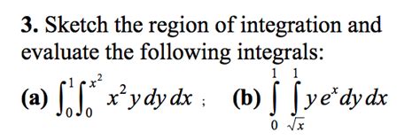 [math] how to sketch the region of integration and evaluate a double integral math solves