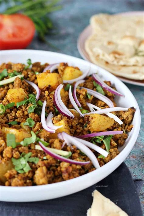 Aloo Keema Or Qeema Is A One Pot Traditional Pakistani Dish Made