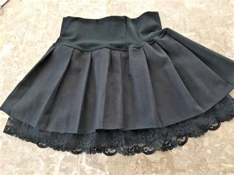 Women Short Stretch High Waist Plain Skater Flared Pleated Mini Skirt