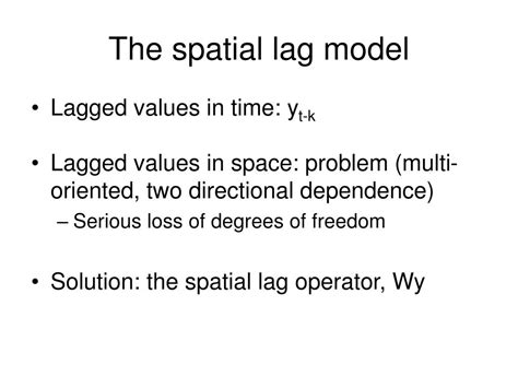 Ppt Introduction To Applied Spatial Econometrics Powerpoint