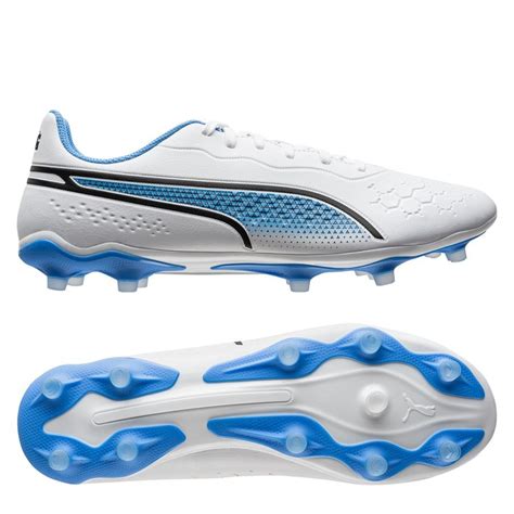 PUMA King Match FG AG Supercharge Hvid Sort Blå Orange