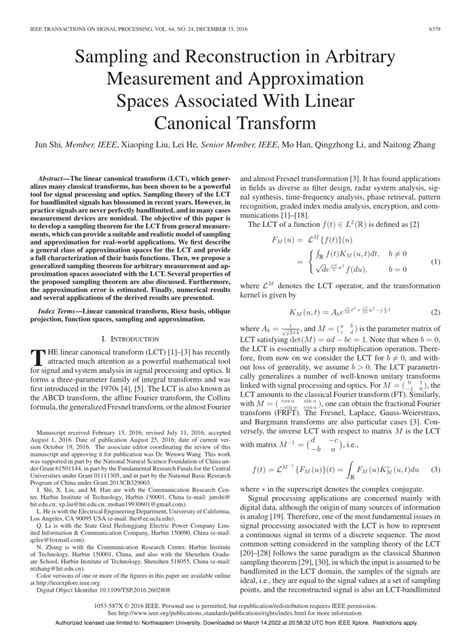 pdf sampling and reconstruction in arbitrary measurement and approximation spaces associated