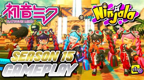 Ninjala Team Battle Hatsune Miku Season 15 Gameplay 18