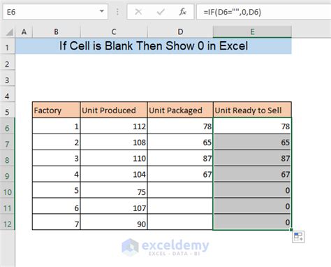 How To Show Blank Cell In Excel Formula Printable Online