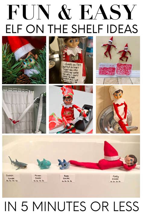 Easy Elf On The Shelf Ideas From 30daysblog