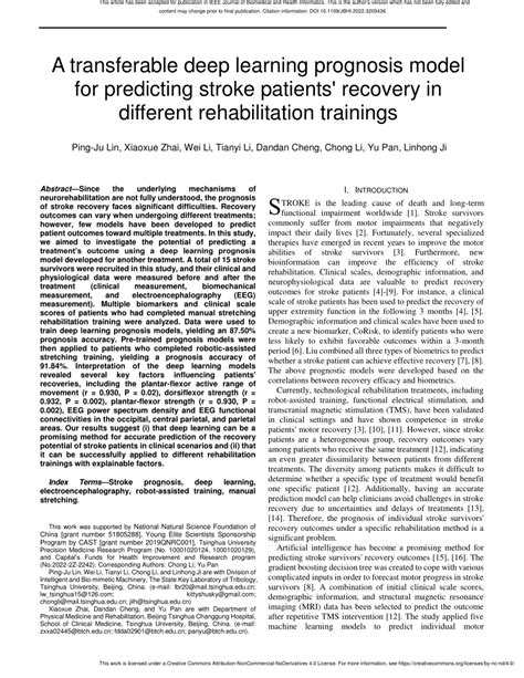 pdf a transferable deep learning prognosis model for predicting stroke patients recovery in