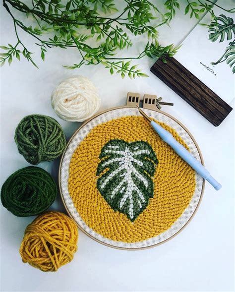 16 Punch Needle Kits Patterns That Help You Hone This Embroidery At