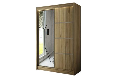 Szafa z drzwiami przesuwnymi PAKOS dąb craft 120 cm