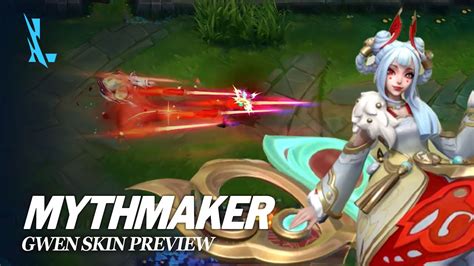 Mythmaker Gwen Skins Preview Wild Rift YouTube