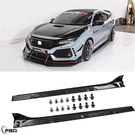 Bodykit Honda Civic 2016 UP TYPE R Side Skirts Pro Tuning