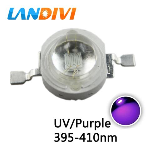 Aliexpress Buy UV Led Diode 3w 50pcs 395nm 400nm 410nm Purple Led