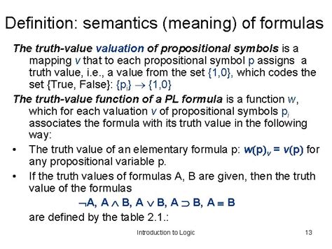 introduction to logic lesson 2 propositional logic marie