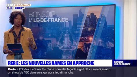 Île de France les nouvelles rames du RER E en approche