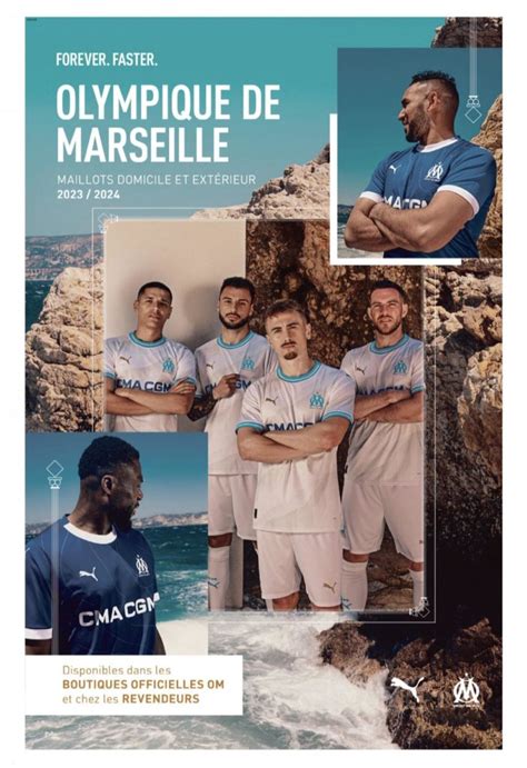 Les Nouveaux Maillots De Foot OM 2024 Maillots Foot Actu