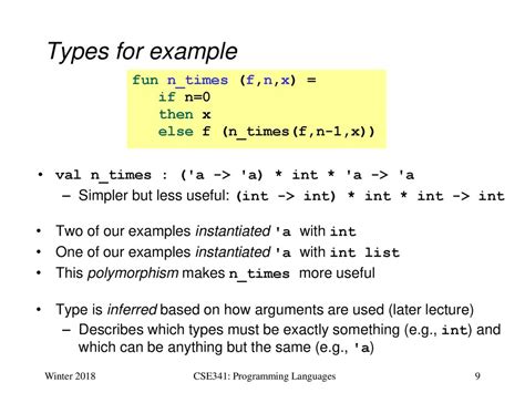 cse341 programming languages lecture 7 first class functions ppt download