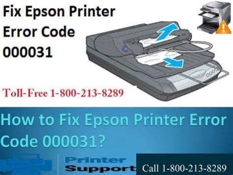 How To Fix Epson Printer Error Code