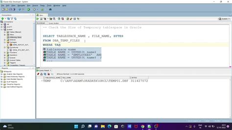 How To Check Temp Tablespace Size In Oracle C Rac Templates Sample