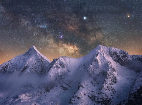 Snowy Mountain Range