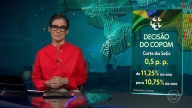 Jornal Nacional Copom reduz taxa básica de juros pela sexta vez